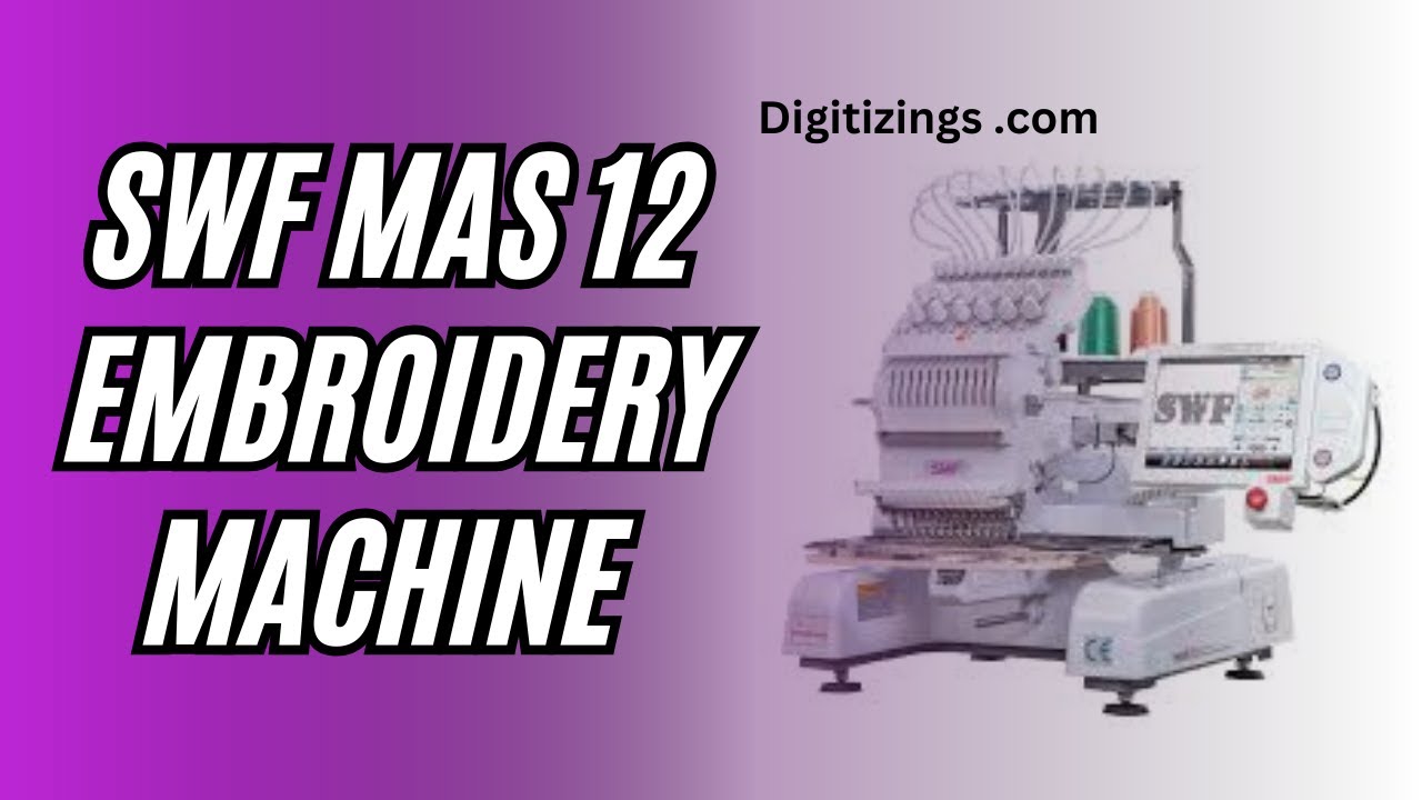 SWF MAS-12 Embroidery Machine: 12-Needle, 14" x 9" Field – MagneticHoop