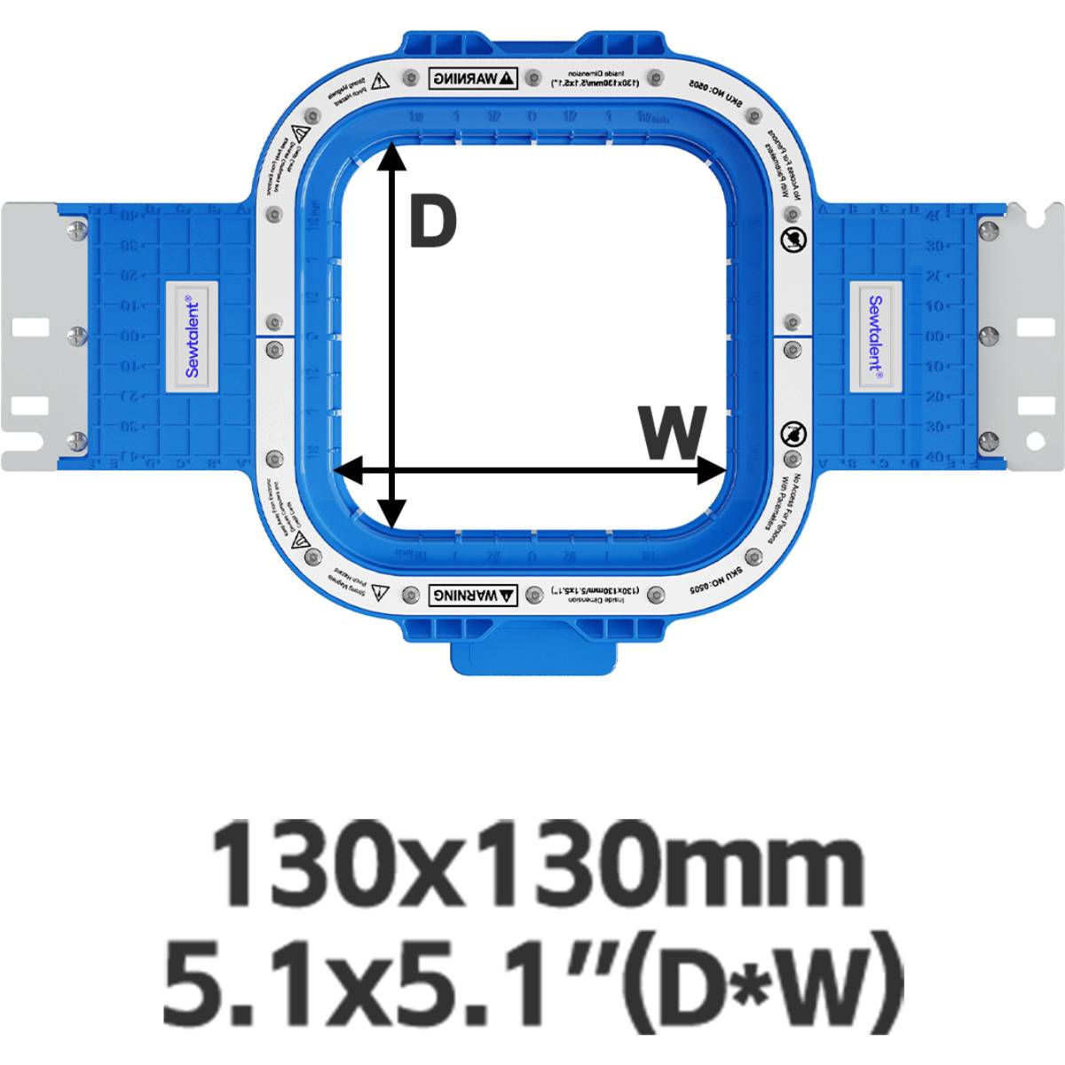 Sewtalent Magnetic Hoops 5.1″ × 5.1″ (130 × 130 mm) for Fortever ...
