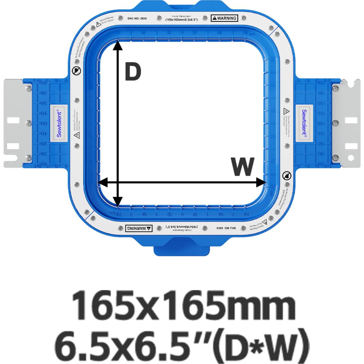 Sewtalent Magnetic Embroidery Hoops for Smartstitch S1001 S1201 – 7.6 ...