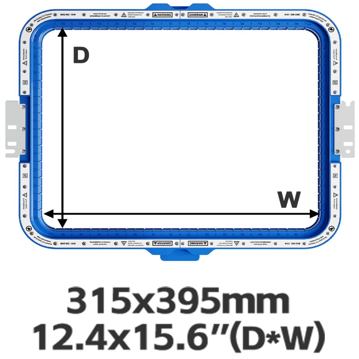 Sewtalent Magnetic Embroidery Hoops for Ricoma MT1501 MT1201 – 17 Sizes ...