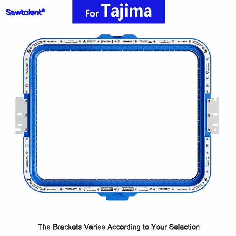 Sewtalent Magnetic Embroidery Hoop 12.4″×15.6″ (315×395 mm) for Tajima ...