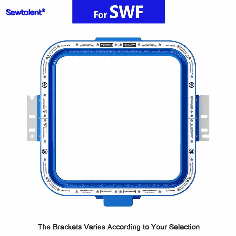 Sewtalent 9.5″ × 9.5″ (240 × 240 mm) Magnetic Embroidery Hoop for SWF ...