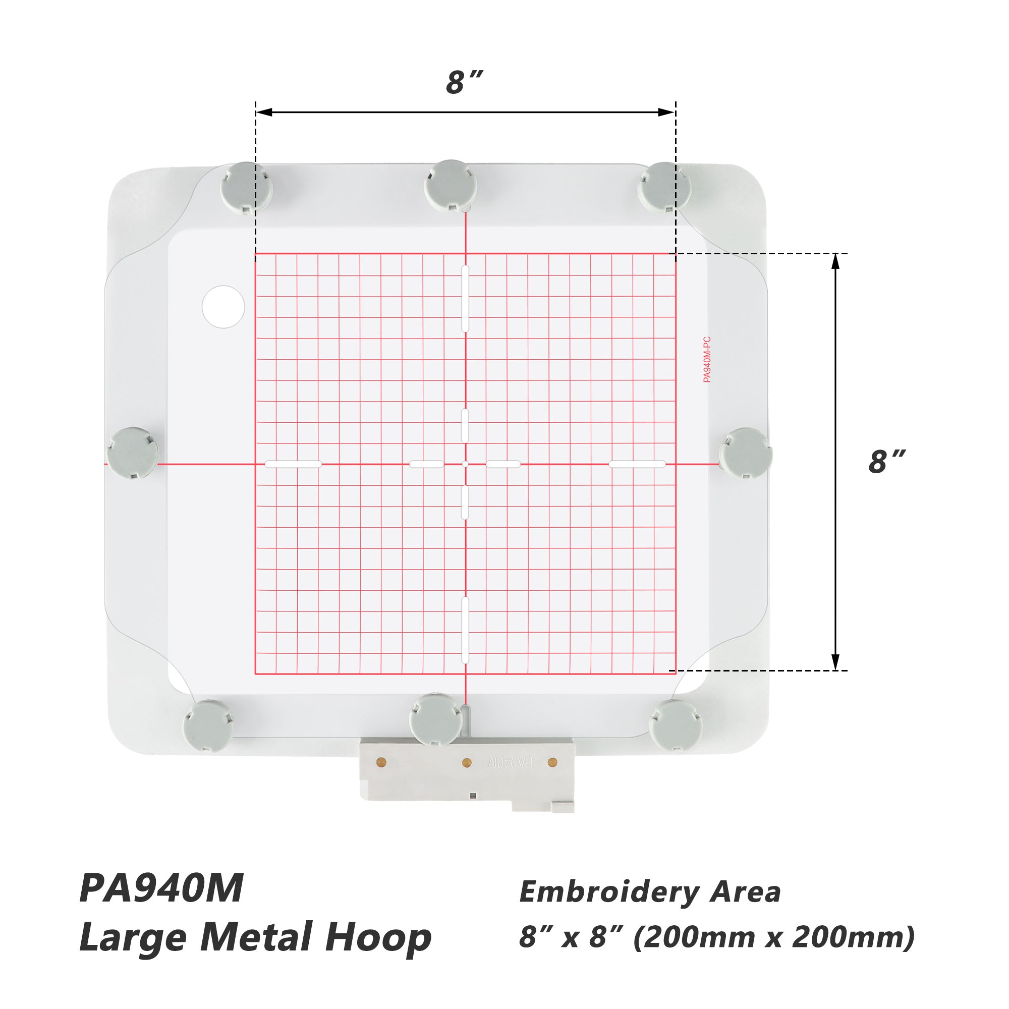 Sewtalent Magnetic Hoop for Husqvarna Viking & Pfaff Embroidery ...