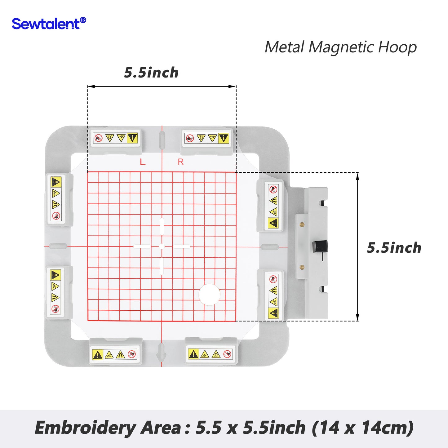 Sewtalent Magnetic Embroidery Hoops for Poolin EOC05 & EOC06 Machines ...