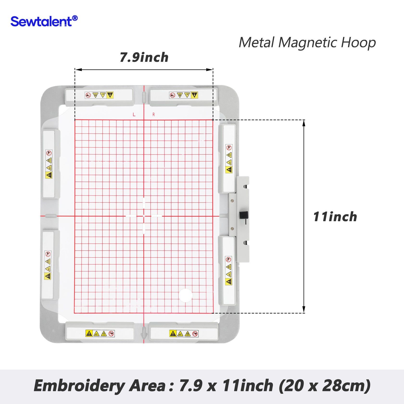 Sewtalent Magnetic Embroidery Hoops for Poolin EOC05 & EOC06 Machines ...