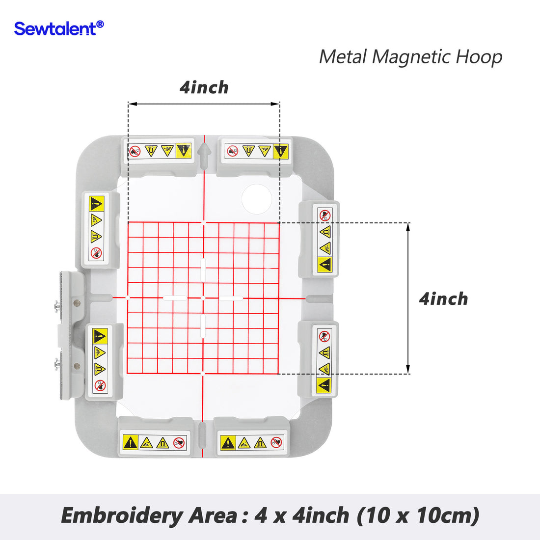 Sewtalent Magnetic Embroidery Hoops for Poolin EOC05 & EOC06 Machines ...