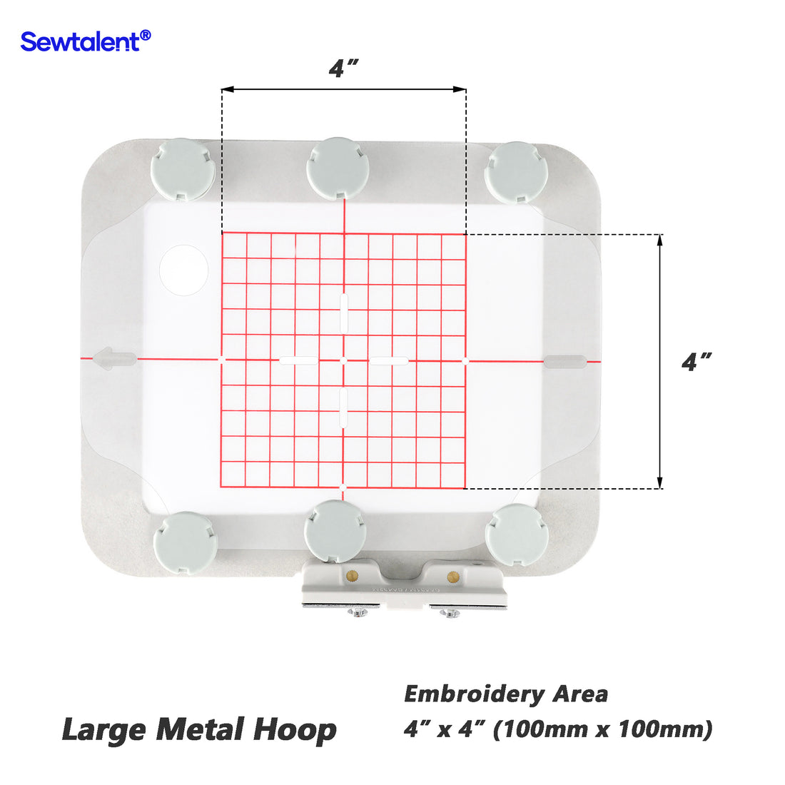 Sewtalent Magnetic Embroidery Hoops for Poolin EOC05 & EOC06 Machines ...