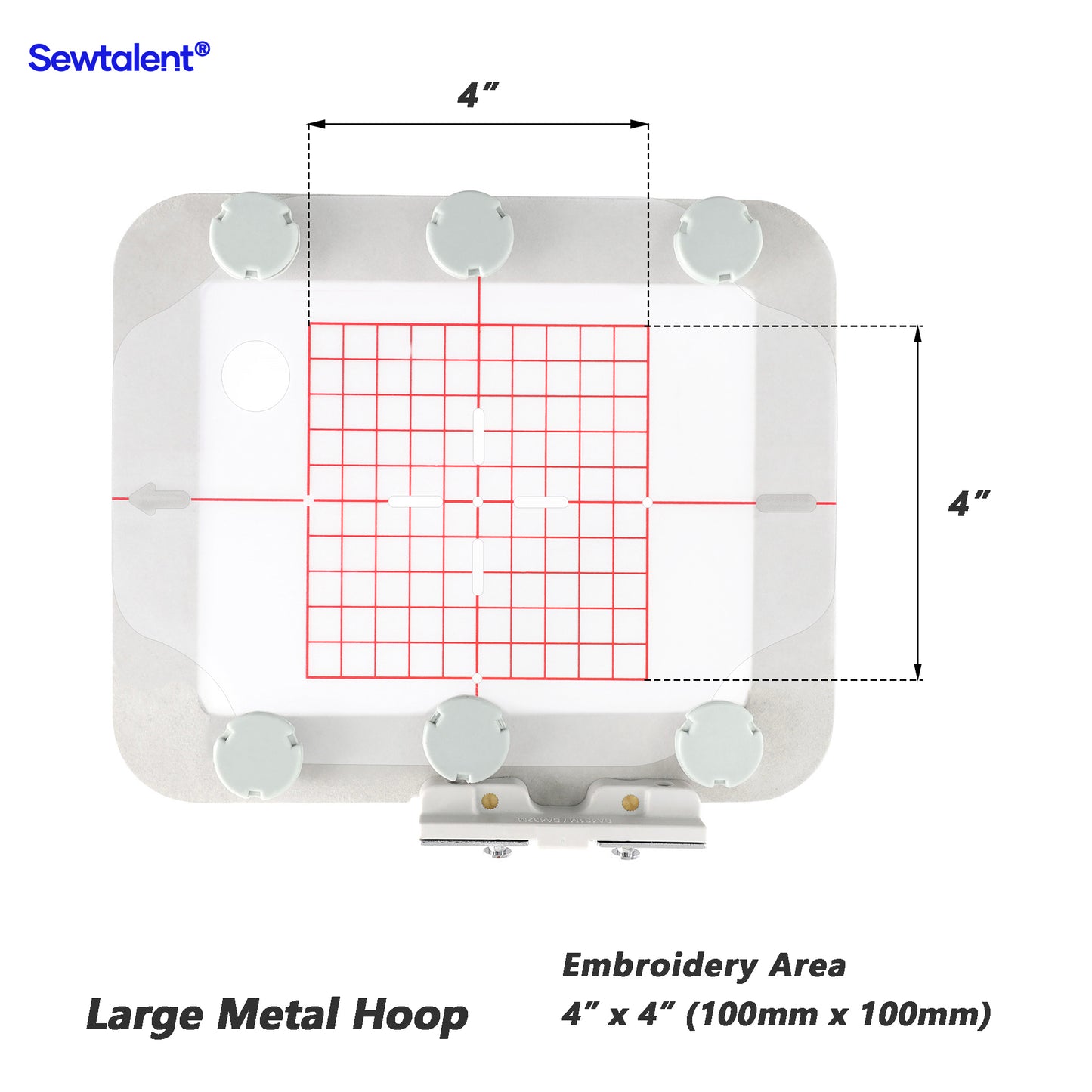 Sewtalent Magnetic Embroidery Hoops for Poolin EOC05 & EOC06 Machines ...