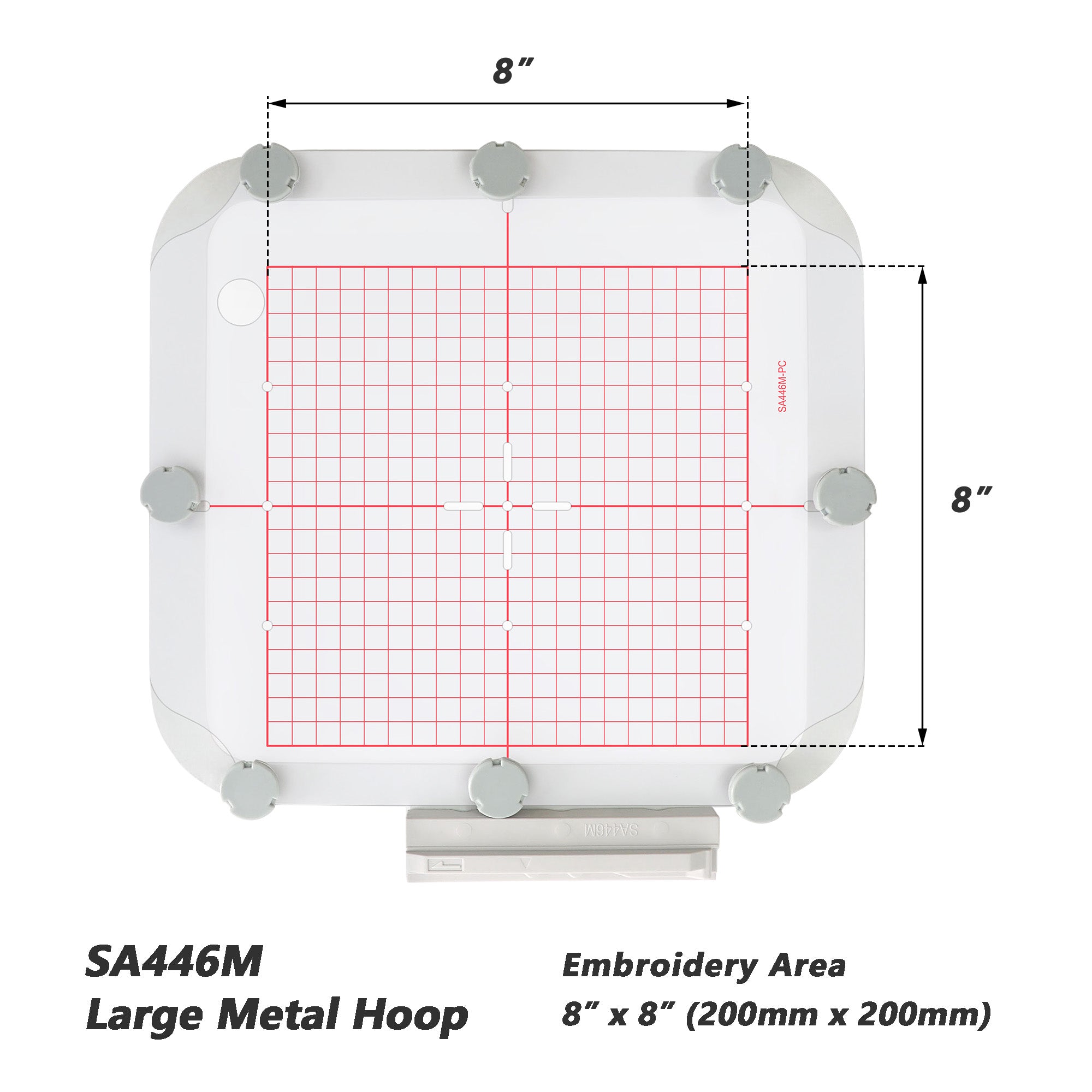 Sewtalent Magnetic Hoop for Brother Quattro 6000D, XE1, XJ1, Baby Lock ...
