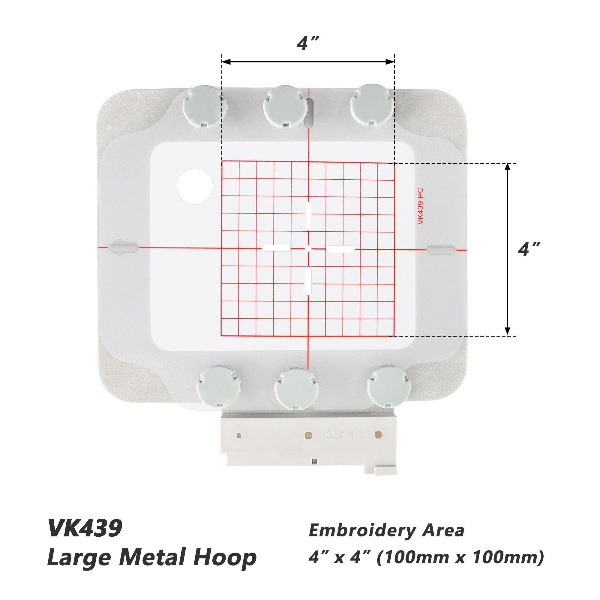 Sewtalent Magnetic Hoop for Husqvarna Viking & Pfaff Embroidery ...
